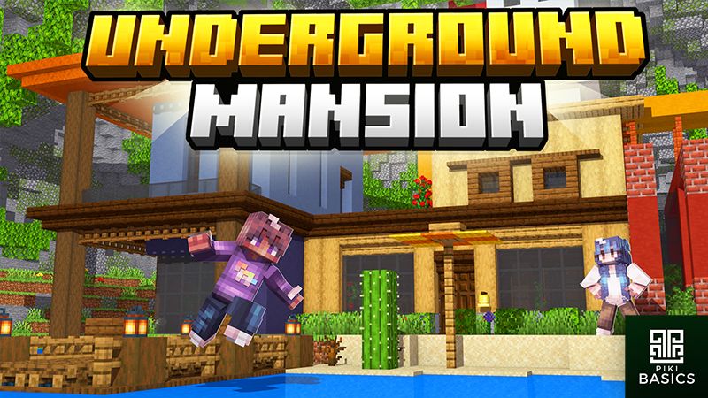 Underground Mansion by Piki Studios (Minecraft Marketplace Map ...