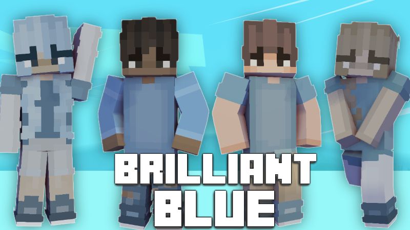 Brilliant Blue by Pixelationz Studios (Minecraft Skin Pack) - Minecraft ...