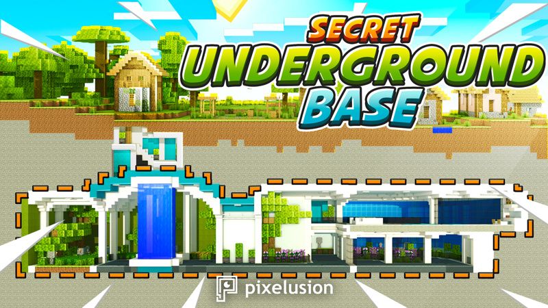 Secret Underground Base by Pixelusion (Minecraft Marketplace Map ...