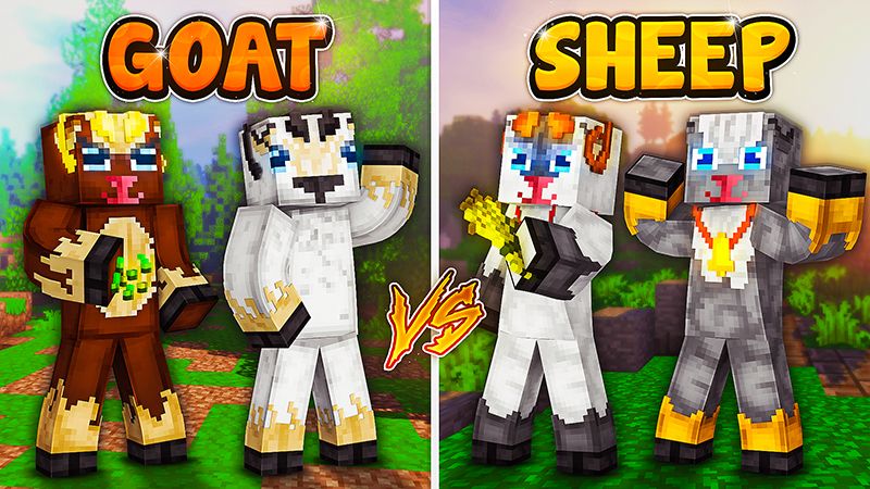 Goat vs Sheep by GoE-Craft (Minecraft Skin Pack) - Minecraft Bedrock ...