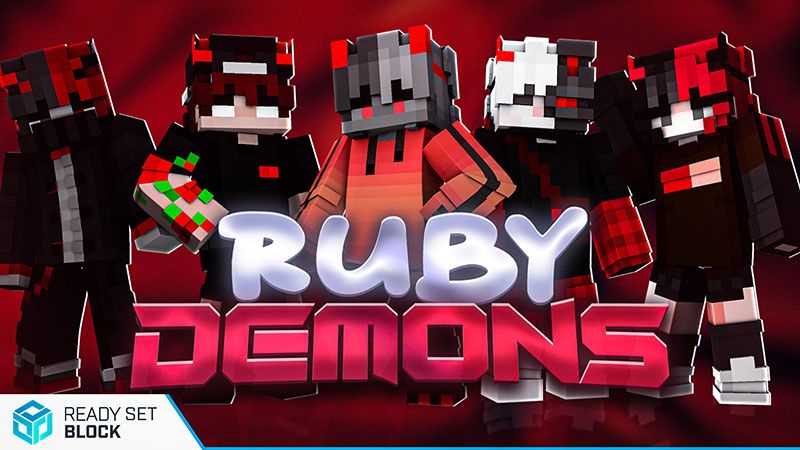 Ruby Demons by Ready, Set, Block! (Minecraft Skin Pack) - Minecraft ...