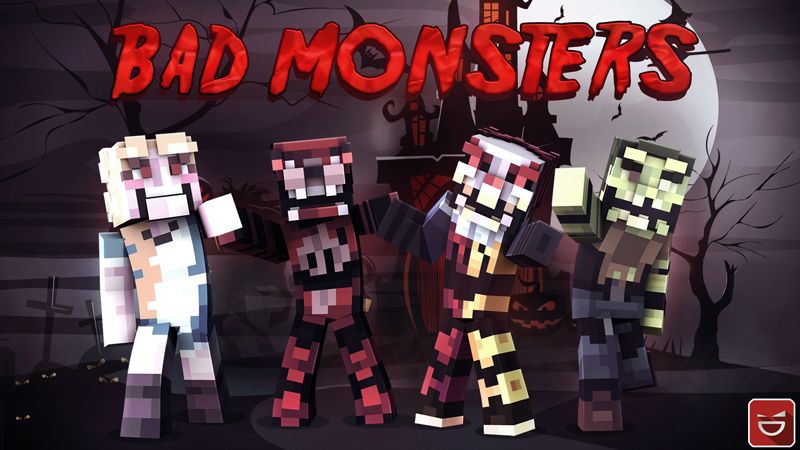 Bad Monsters by Giggle Block Studios (Minecraft Skin Pack) - Minecraft ...