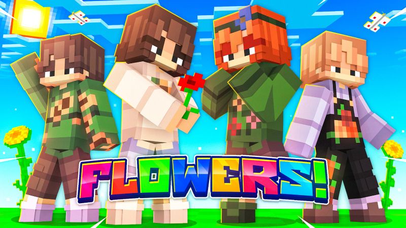 FLOWERS by Pixel Smile Studios (Minecraft Skin Pack) - Minecraft ...