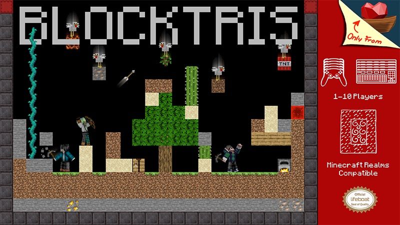 Blocktris by Lifeboat (Minecraft Marketplace Map) - Minecraft Bedrock ...