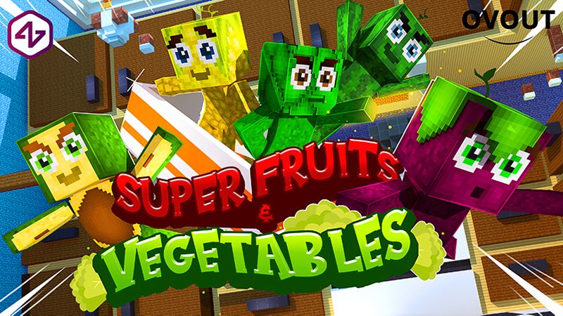 Super Fruits Vegetables by 4KS Studios (Minecraft Skin Pack ...
