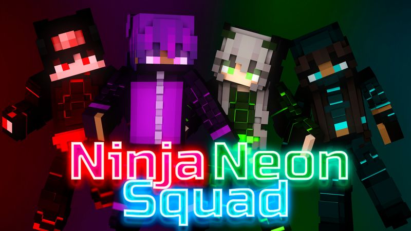 Ninja Neon Squad by Netherpixel (Minecraft Skin Pack) - Minecraft ...