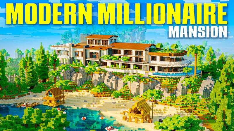 Modern Millionaire Mansion by BLOCKLAB Studios (Minecraft Marketplace ...