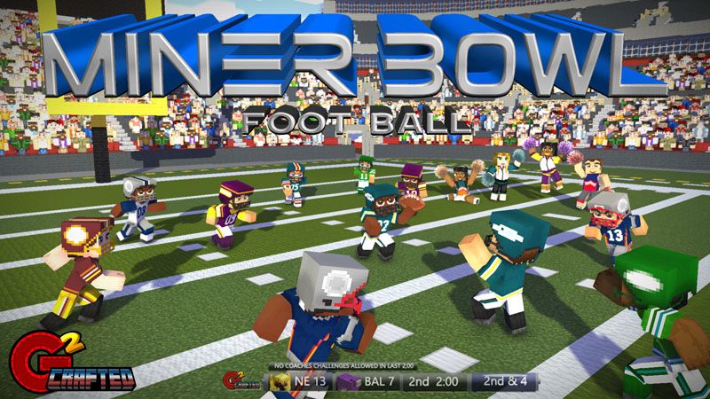 Miner Bowl Football by G2Crafted (Minecraft Skin Pack) - Minecraft ...