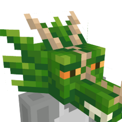 Dragon Head by Panascais - Minecraft Marketplace (via bedrockexplorer.com)