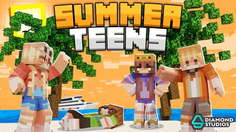Summer Teens by Diamond Studios (Minecraft Skin Pack) - Minecraft ...