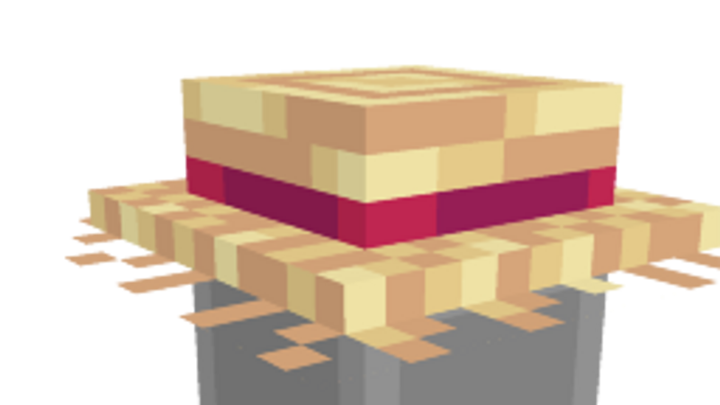 Straw Hat by Honeyfrost - Minecraft Marketplace (via bedrockexplorer.com)