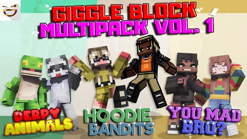 Giggle Block Multipack Vol 1 by Giggle Block Studios (Minecraft Skin ...
