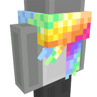 Rainbow Scarf by Meraki - Minecraft Marketplace (via bedrockexplorer.com)