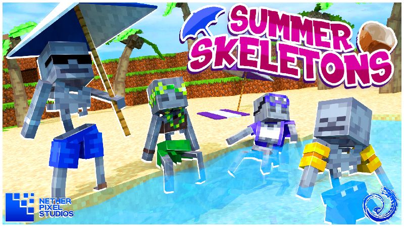 Summer Skeletons by Netherpixel (Minecraft Skin Pack) - Minecraft ...