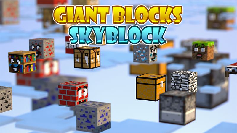 Giant Blocks Skyblock by Diluvian (Minecraft Marketplace Map ...