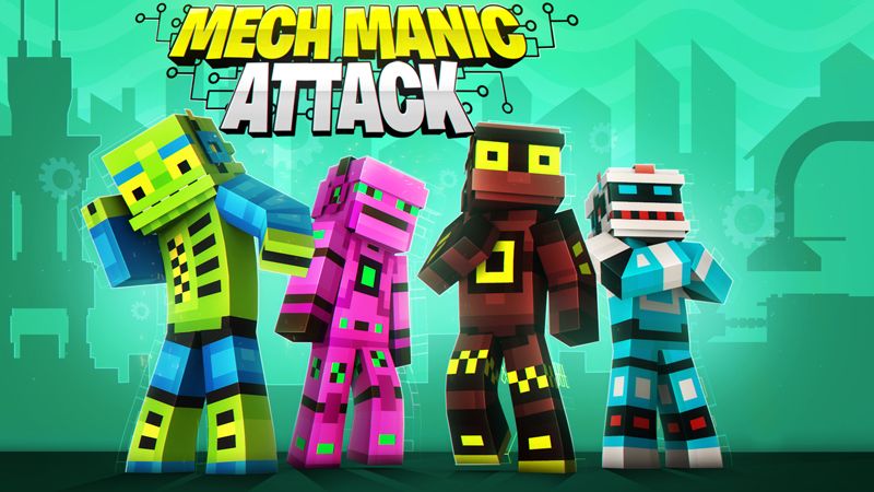 Mech Manic Attack by Giggle Block Studios (Minecraft Skin Pack ...