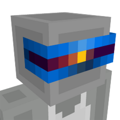 Blue Scanning Visor by Dots Aglow - Minecraft Marketplace (via ...