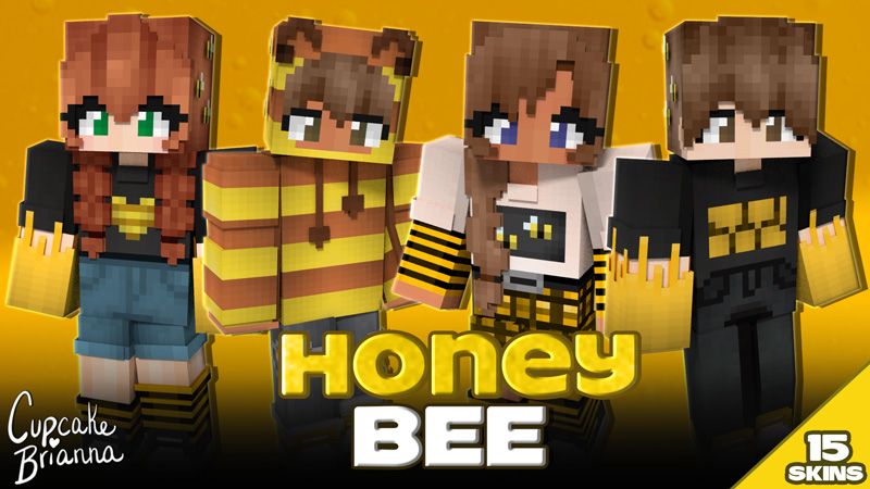 Honey Bee HD Skin Pack by CupcakeBrianna (Minecraft Skin Pack ...
