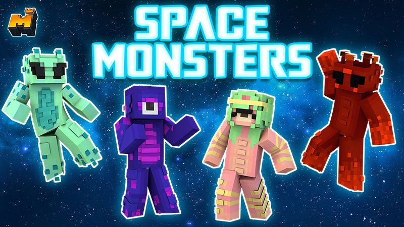 Space Monsters by Mineplex (Minecraft Skin Pack) - Minecraft Marketplace (via bedrockexplorer.com)