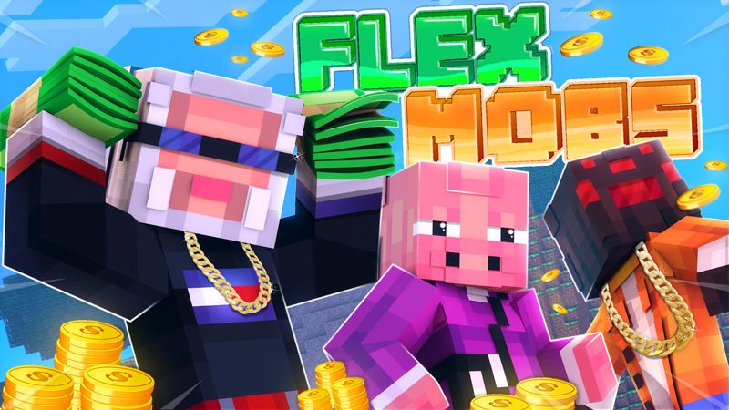 Flex Mobs by The Craft Stars (Minecraft Skin Pack) - Minecraft Marketplace (via bedrockexplorer.com)