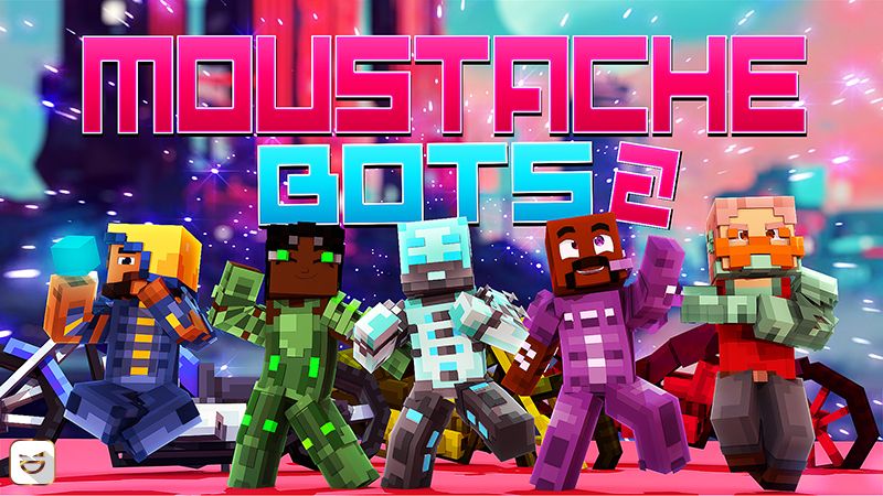 Moustache Bots 2 by Giggle Block Studios (Minecraft Skin Pack ...
