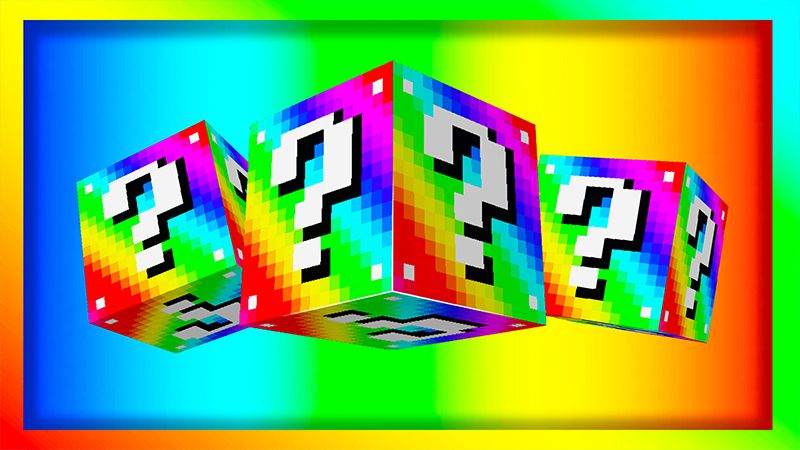 LUCKY BLOCK RAINBOW by Pickaxe Studios (Minecraft Marketplace Map ...