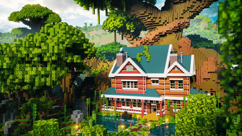 Minecraft Jungle House