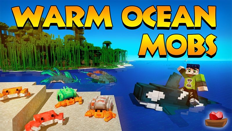 Warm Ocean Mobs by Lifeboat (Minecraft Marketplace Map) - Minecraft ...