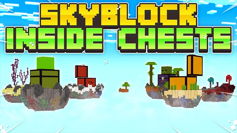 Skyblock Inside Chests by Pickaxe Studios (Minecraft Marketplace Map ...