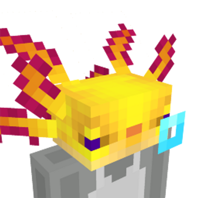 Gold Axolotl Head by Syclone Studios - Minecraft Marketplace (via ...