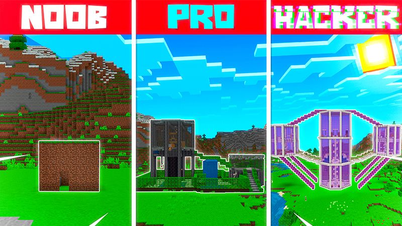 Noob Pro Hacker by Bunny Studios (Minecraft Marketplace Map ...