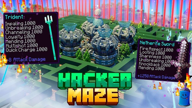 Hacker Maze by Street Studios (Minecraft Marketplace Map) - Minecraft ...