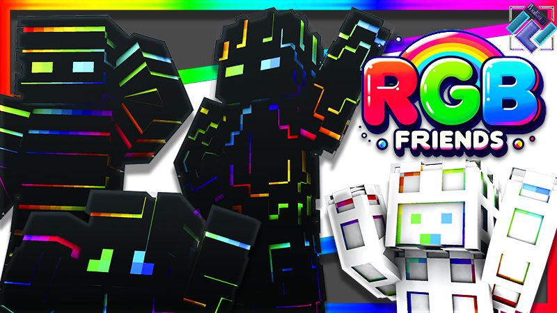 RGB Friends by PixelOneUp (Minecraft Skin Pack) - Minecraft Bedrock ...