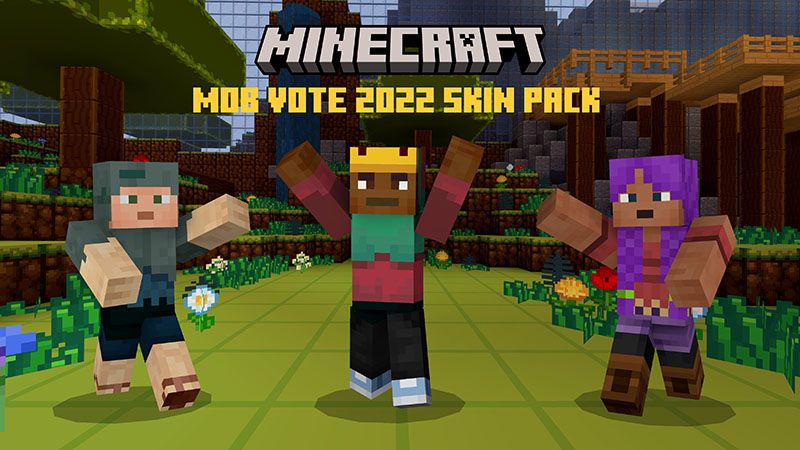 Mob Vote Skin Pack 2022 by Minecraft (Minecraft Skin Pack) - Minecraft ...