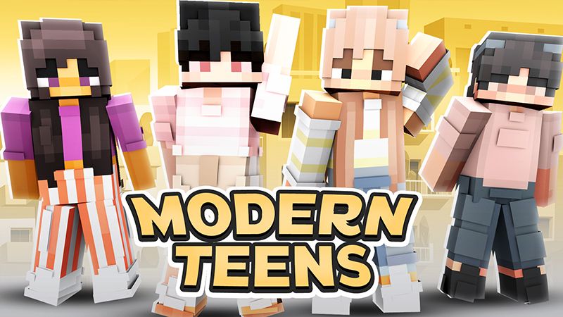 Modern Teens by Cypress Games (Minecraft Skin Pack) - Minecraft Bedrock ...