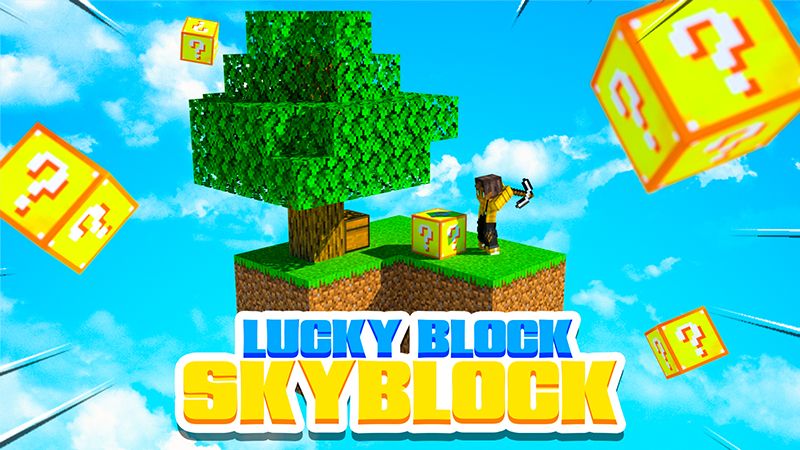 Lucky Block Skyblock by 4KS Studios (Minecraft Marketplace Map) - Minecraft Bedrock Marketplace ...