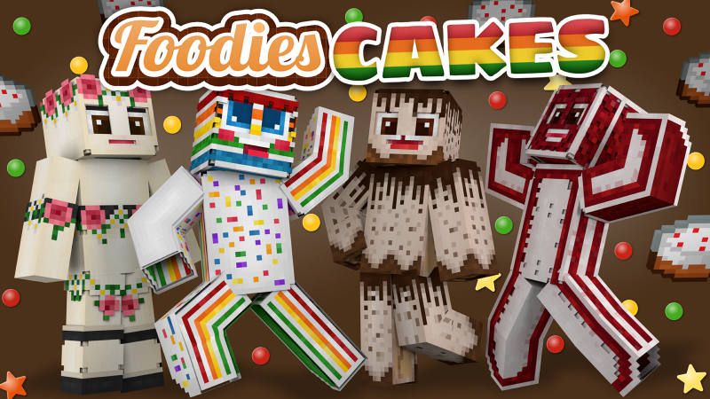 Foodies Cakes by 57Digital (Minecraft Skin Pack) - Minecraft ...