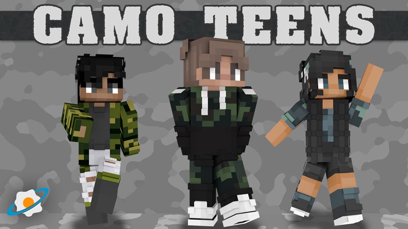 Camo Teens by NovaEGG (Minecraft Skin Pack) - Minecraft Marketplace ...