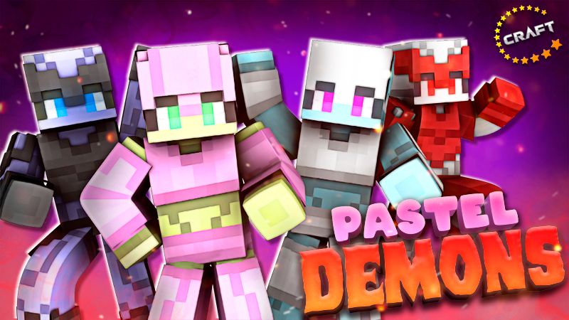 Pastel Demons by The Craft Stars (Minecraft Skin Pack) - Minecraft ...