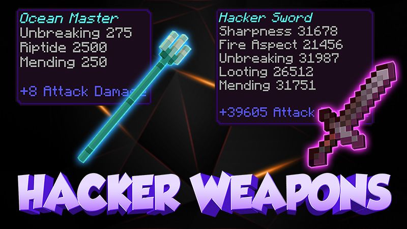 Hacker Weapons by 4KS Studios (Minecraft Marketplace Map) - Minecraft ...