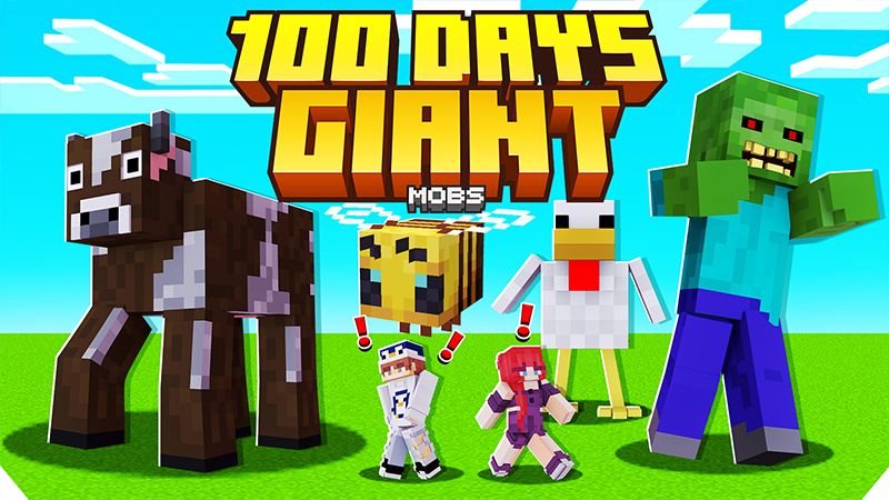 100 Days GIANT MOBS by Pickaxe Studios (Minecraft Marketplace Map ...