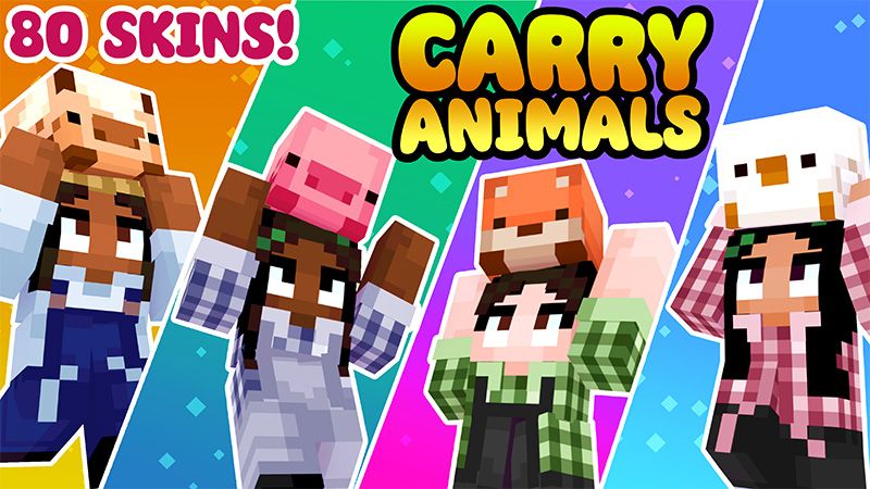 Carry Animals Skin Pack by CaptainSparklez (Minecraft Skin Pack ...