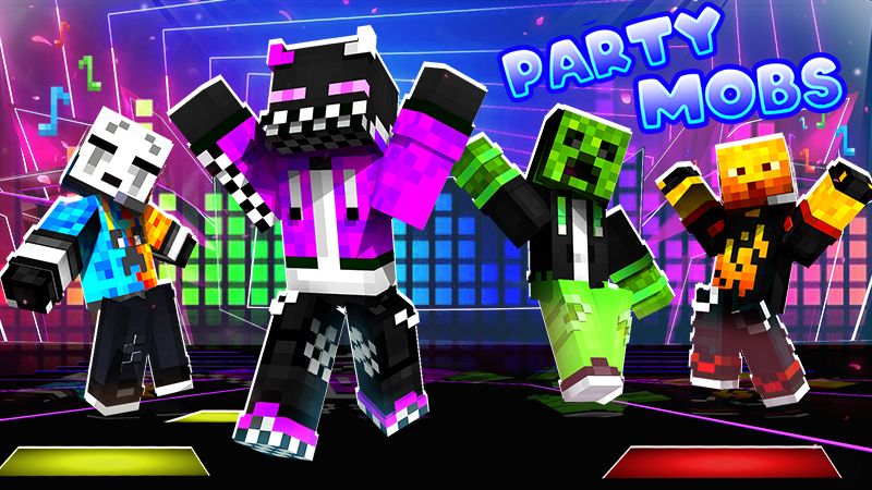 Party Mobs by The Lucky Petals (Minecraft Skin Pack) - Minecraft ...