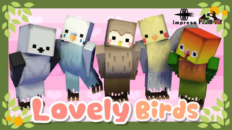 Lovely Birds by Impress (Minecraft Skin Pack) - Minecraft Bedrock ...