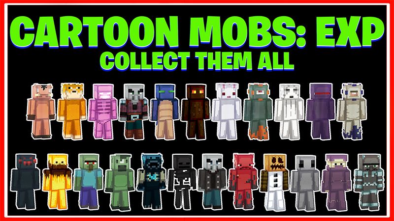 Cartoon Mobs Expansion by Dig Down Studios (Minecraft Skin Pack ...