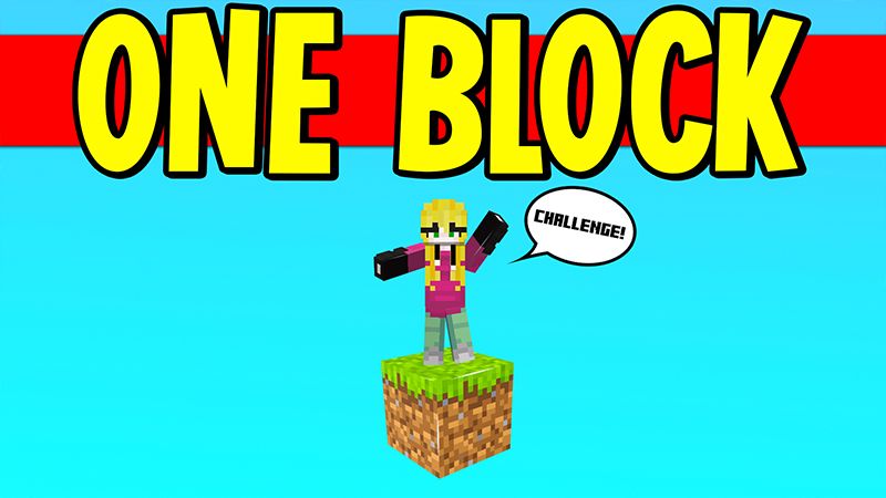 ONE BLOCK CHALLENGE by Pickaxe Studios (Minecraft Marketplace Map ...