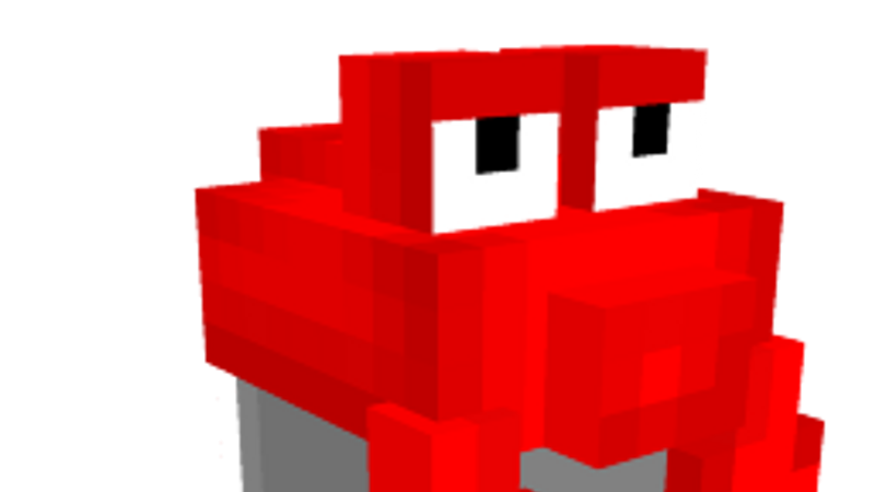 Lobster Hat by MobBlocks - Minecraft Marketplace (via bedrockexplorer.com)