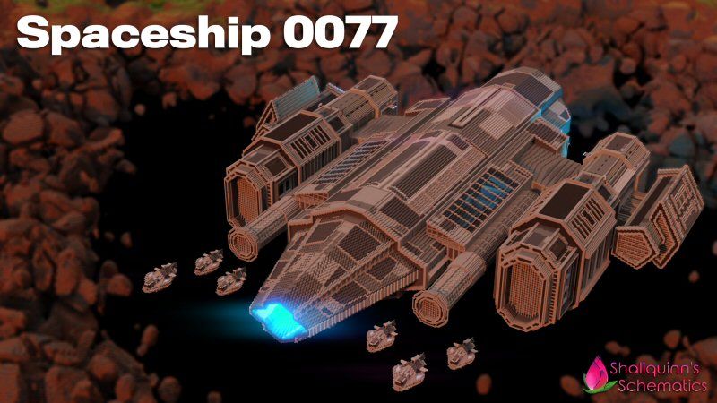 Spaceship 0077 by Shaliquinn's Schematics (Minecraft Marketplace Map) - Minecraft Marketplace ...