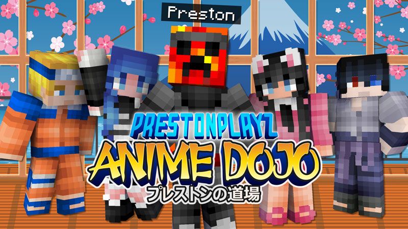 PrestonPlayz Anime Dojo by FireGames (Minecraft Skin Pack) - Minecraft ...