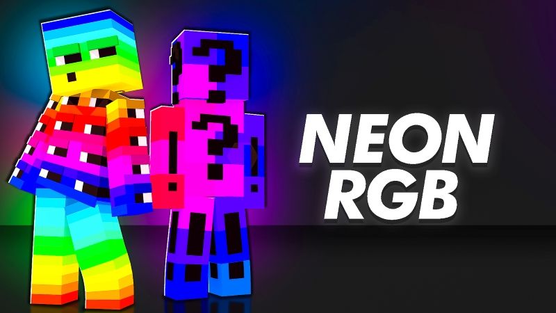 NEON RGB by Maca Designs (Minecraft Skin Pack) - Minecraft Marketplace ...